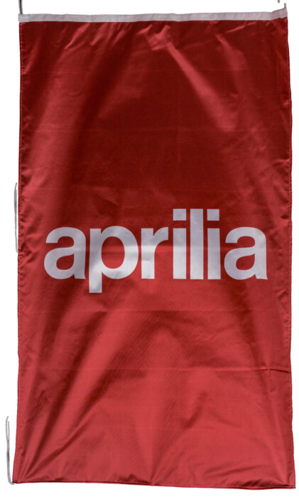 Aprilia Vertical Red Flag / Banner 5 X 3 Ft (150 x 90 cm) - Flags Delivery