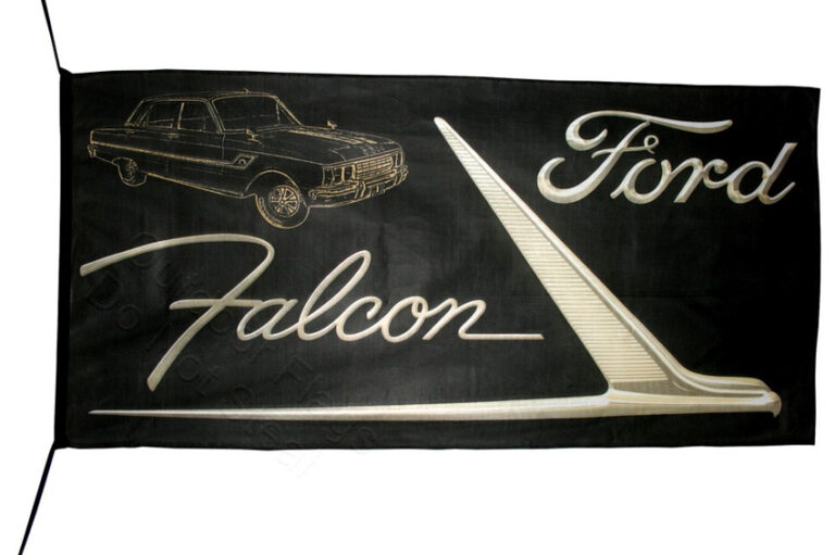 Ford Falcon Landscape Black Flag / Banner 5 X 3 Ft (150 x 90 cm ...