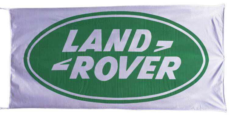 Land Rover Landscape White Flag / Banner 5 X 3 Ft (150 x 90 cm) - Flags ...