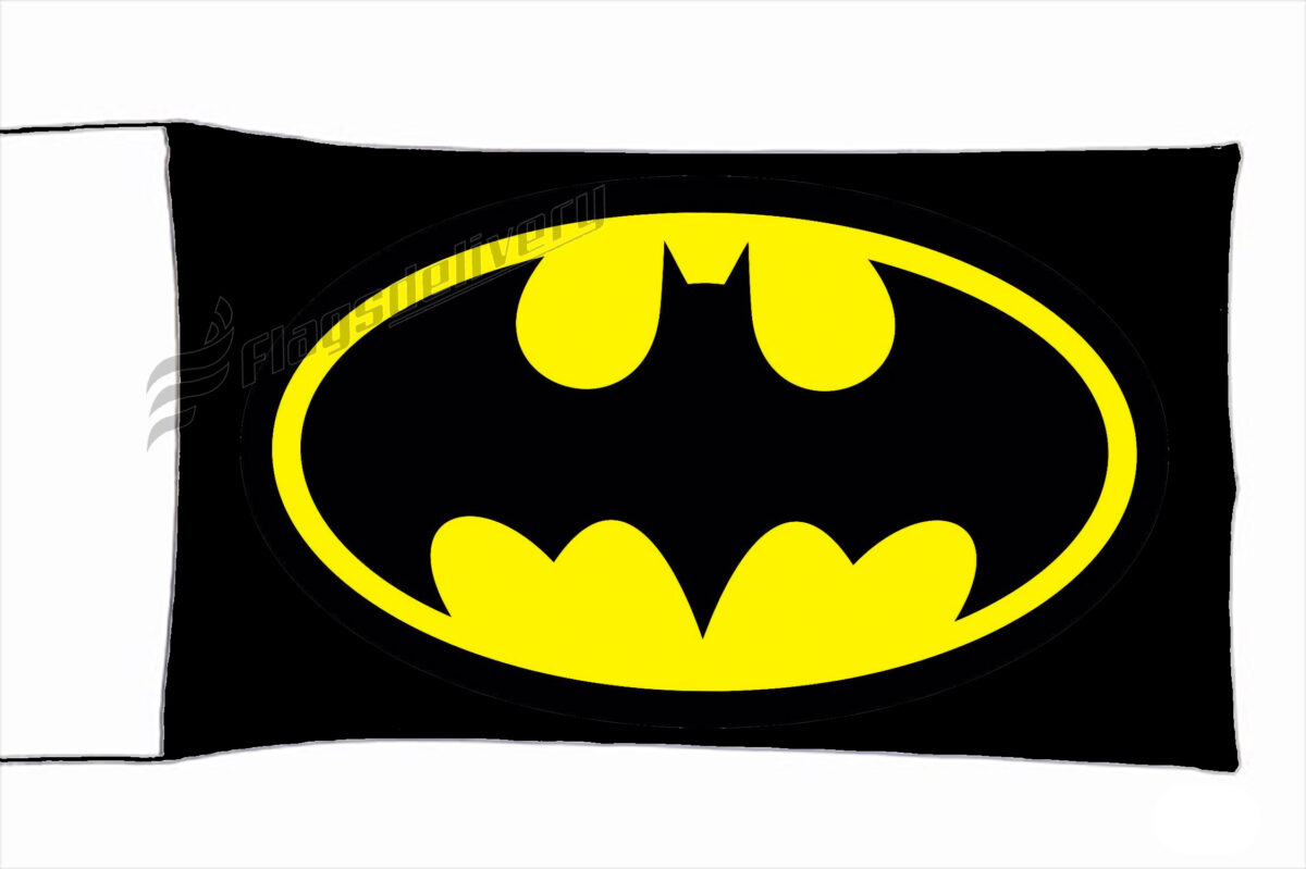 Batman Black Flag / Banner 5 X 3 Ft (150 x 90 cm) - Flags Delivery