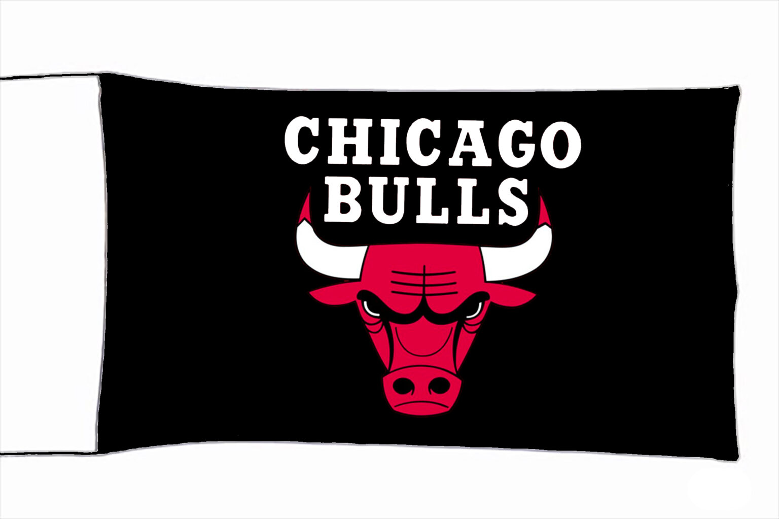 Chicago Bulls Landscape Black Flag / Banner 5 X 3 Ft (150 x 90 cm ...
