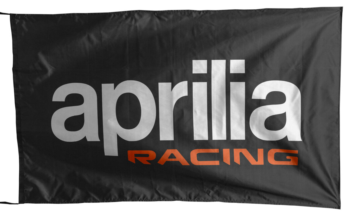 Aprilia Racing Landscape Black Flag / Banner 5 X 3 Ft (150 x 90 cm ...