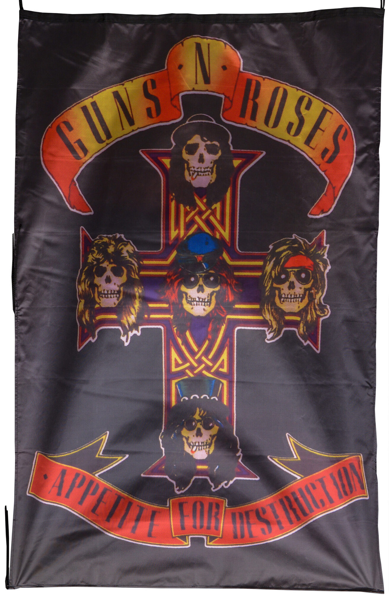 Guns N Roses "Appetite For Destruction" Vertical Flag / Banner 5 X 3 Ft ...
