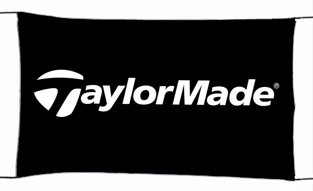 Taylormade Golf White Landscape Flag / Banner 5 X 3 Ft (150 x 90 cm ...