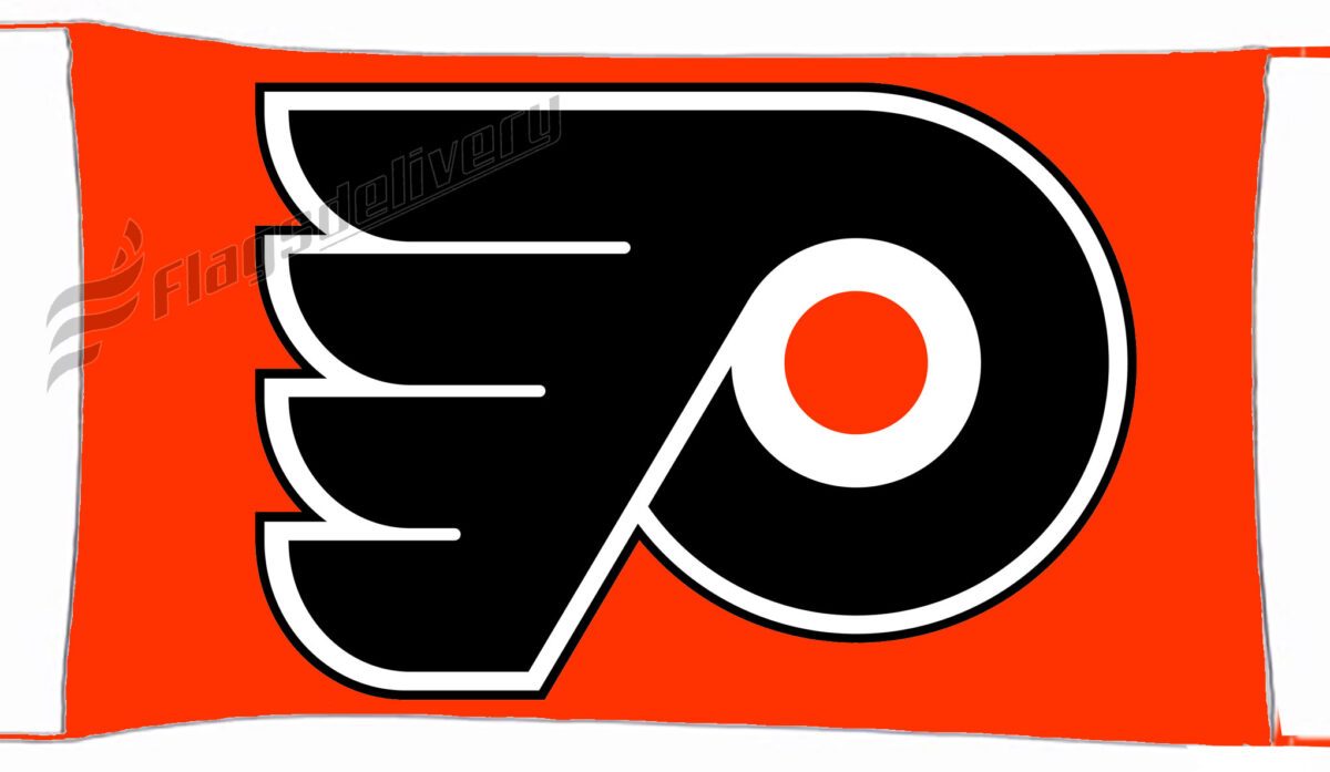 Philadelphia Flyers Orange Landscape Flag / Banner 5 X 3 Ft (150 X 90 ...