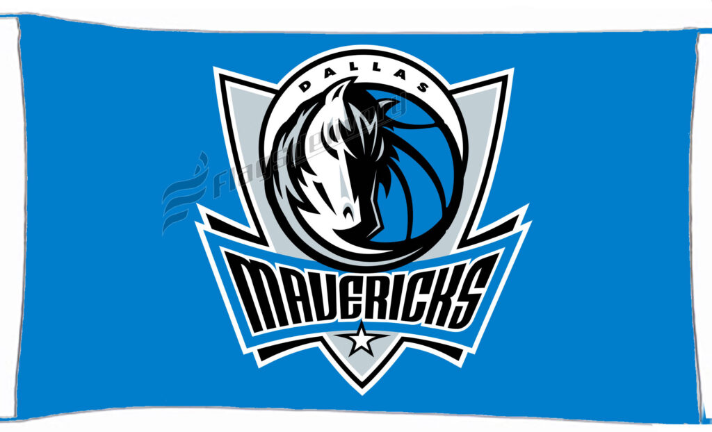 Dallas Mavericks Blue Landscape Flag / Banner 5 X 3 Ft (150 X 90 Cm ...