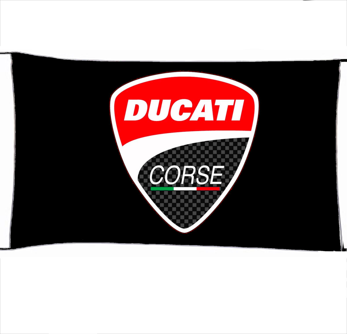 Ducati Corse Black Landscape Flag / Banner 5 X Ft (150 X 90 Cm) - Flags ...