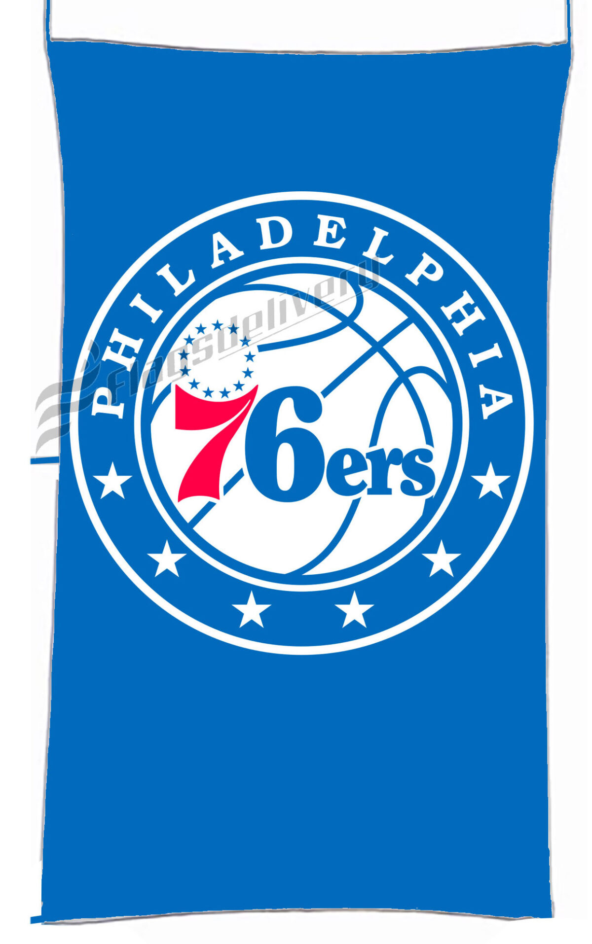 Philadelphia 76ers Blue Vertical Flag / Banner 5 X 3 Ft (150 X 90 Cm ...