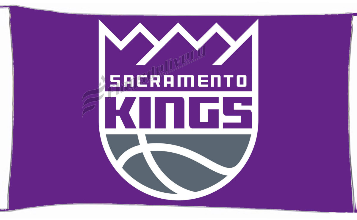 Sacramento Kings Purple Landscape Flag / Banner 5 X 3 Ft (150 X 90 Cm ...