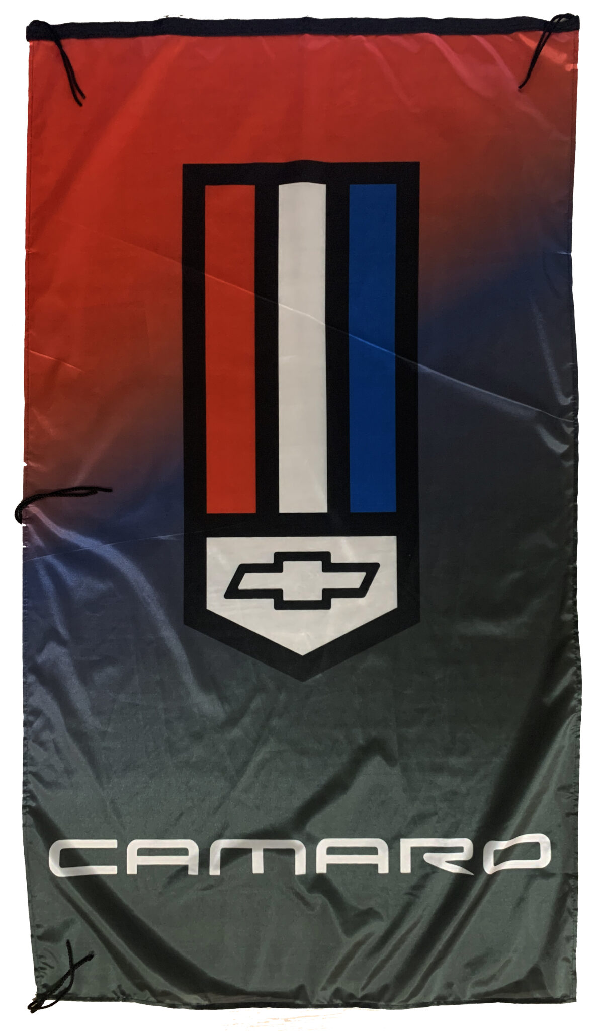 Chevrolet Camaro Vertical Black & Red Flag / Banner 5 X 3 Ft (150 x 90 ...