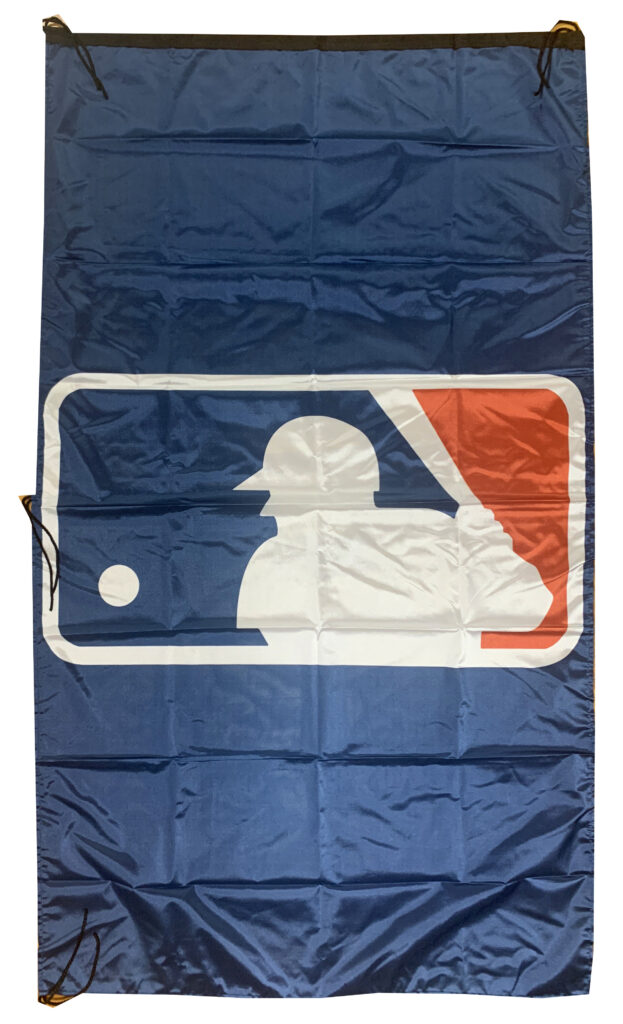 Mlb Logo Major League Baseball Vertical Flag / Banner 5 X 3 Ft (150 X ...