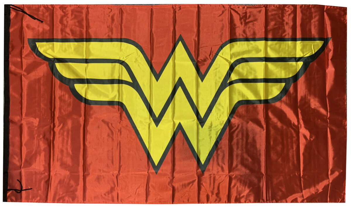 Wonder Woman Red Landscape Flag / Banner 5 X 3 Ft (150 X 90 Cm) - Flags ...