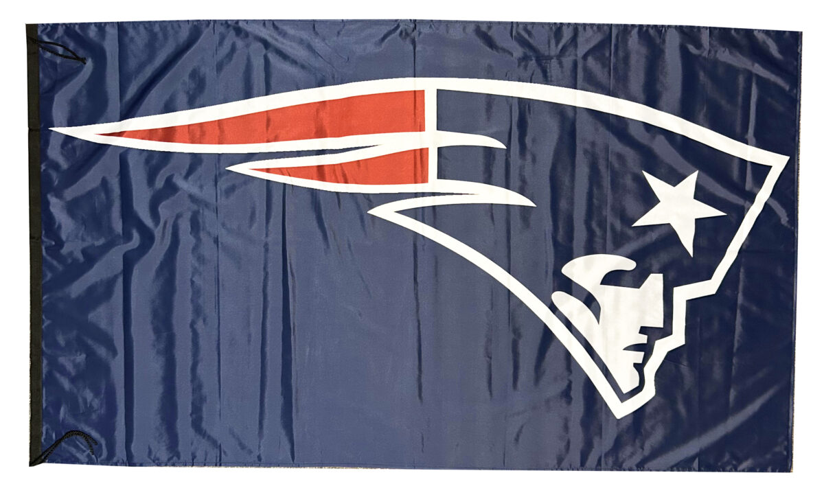 New England Patriots Blue Landscape Flag / Banner 5 X 3 Ft (150 X 90 Cm ...