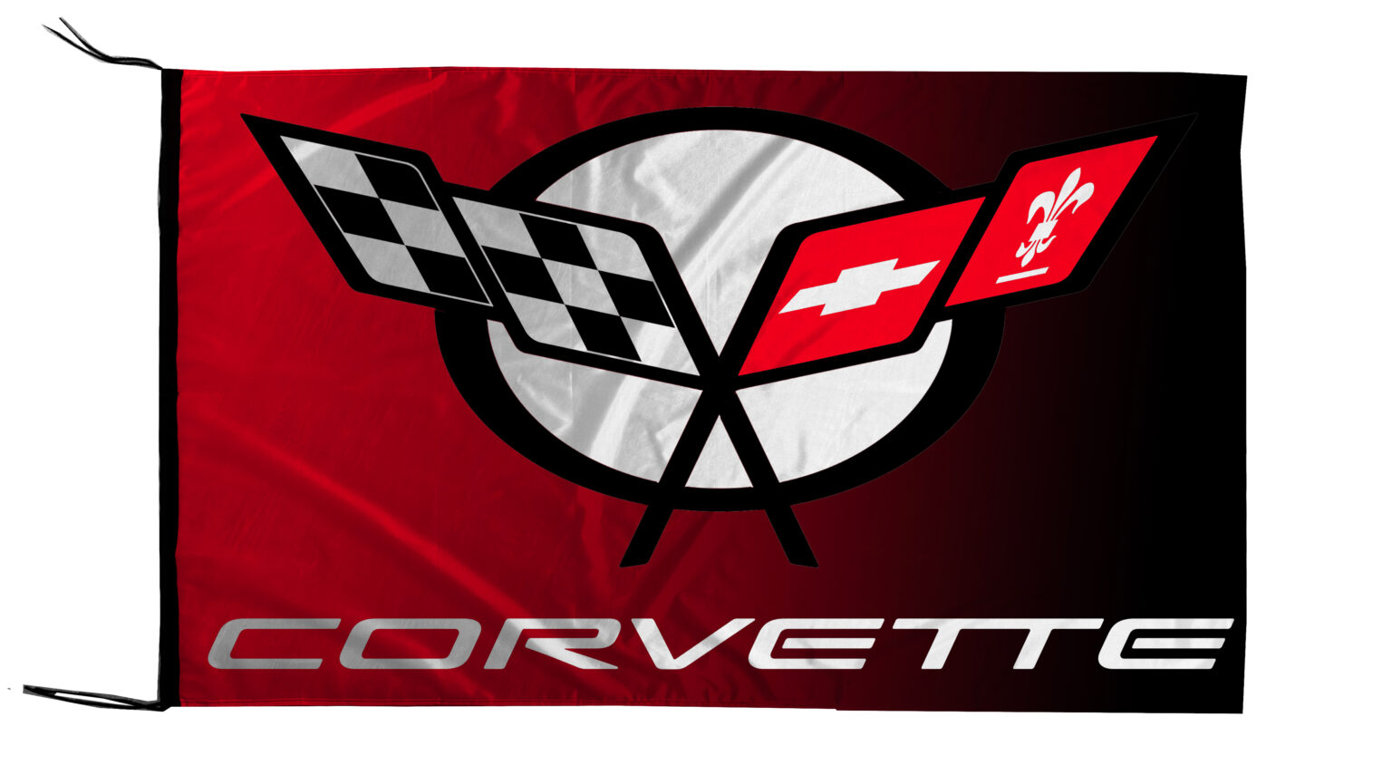 Chevrolet Corvette C5 Landscape Black & Red Flag / Banner 5 X 3 Ft (150 ...