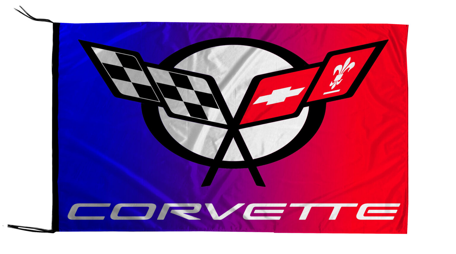 Chevrolet Corvette C5 Landscape Blue & Red Flag / Banner 5 X 3 Ft (150 ...