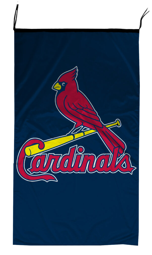 St Louis Cardinals Blue Vertical Flag / Banner 5 X 3 Ft (150 X 90 Cm ...