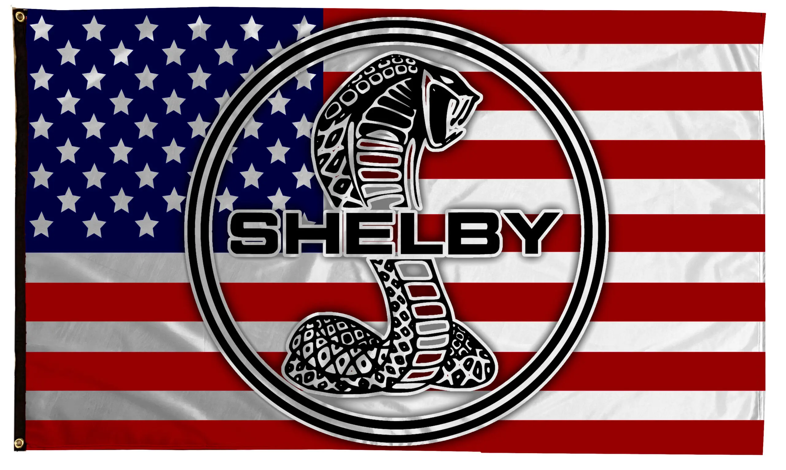 American Flag Mustang Logo Patriotic Ford US Flag License Plate