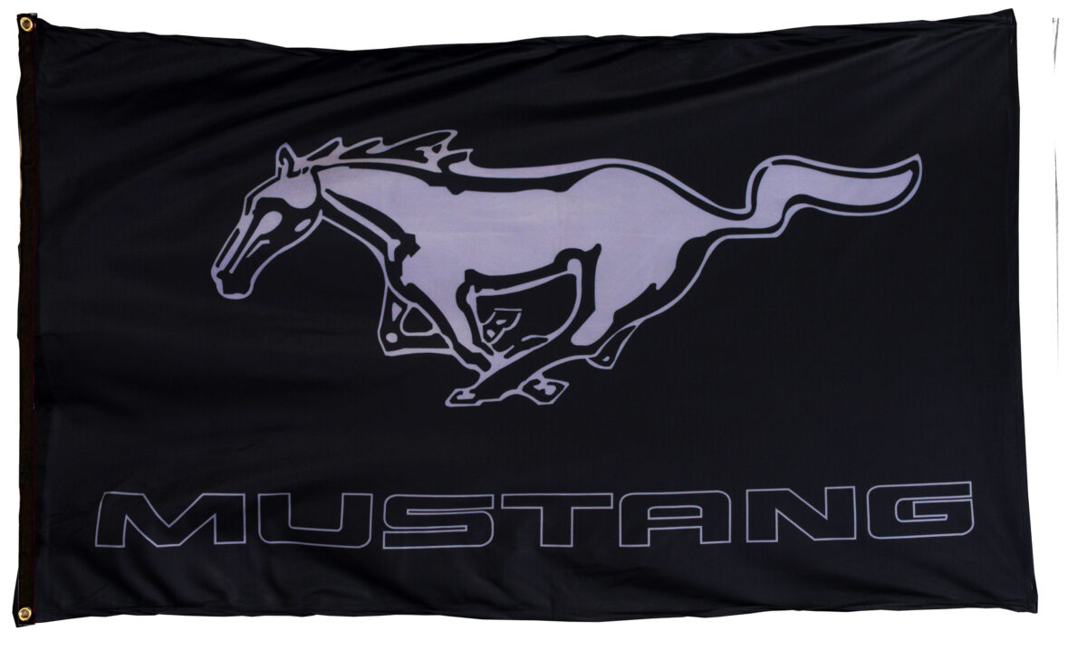 Ford Mustang GT Landscape Black Flag / Banner WITH EYELETS 5 X 3 Ft ...
